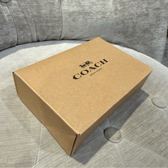 Coach | Party Supplies | Coach New York Empty Brown Cardboard Gift Box ...